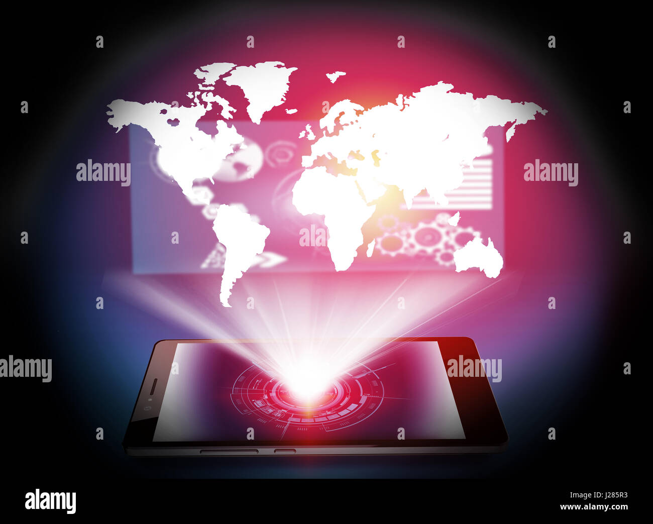Technology of smart connection concept Stock Photo - Alamy