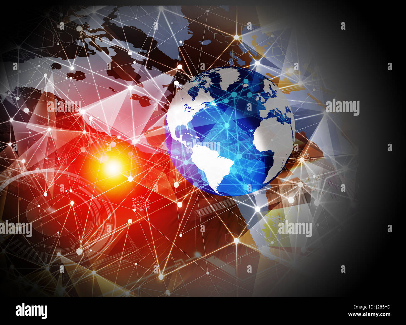 Technology of smart connection concept Stock Photo - Alamy