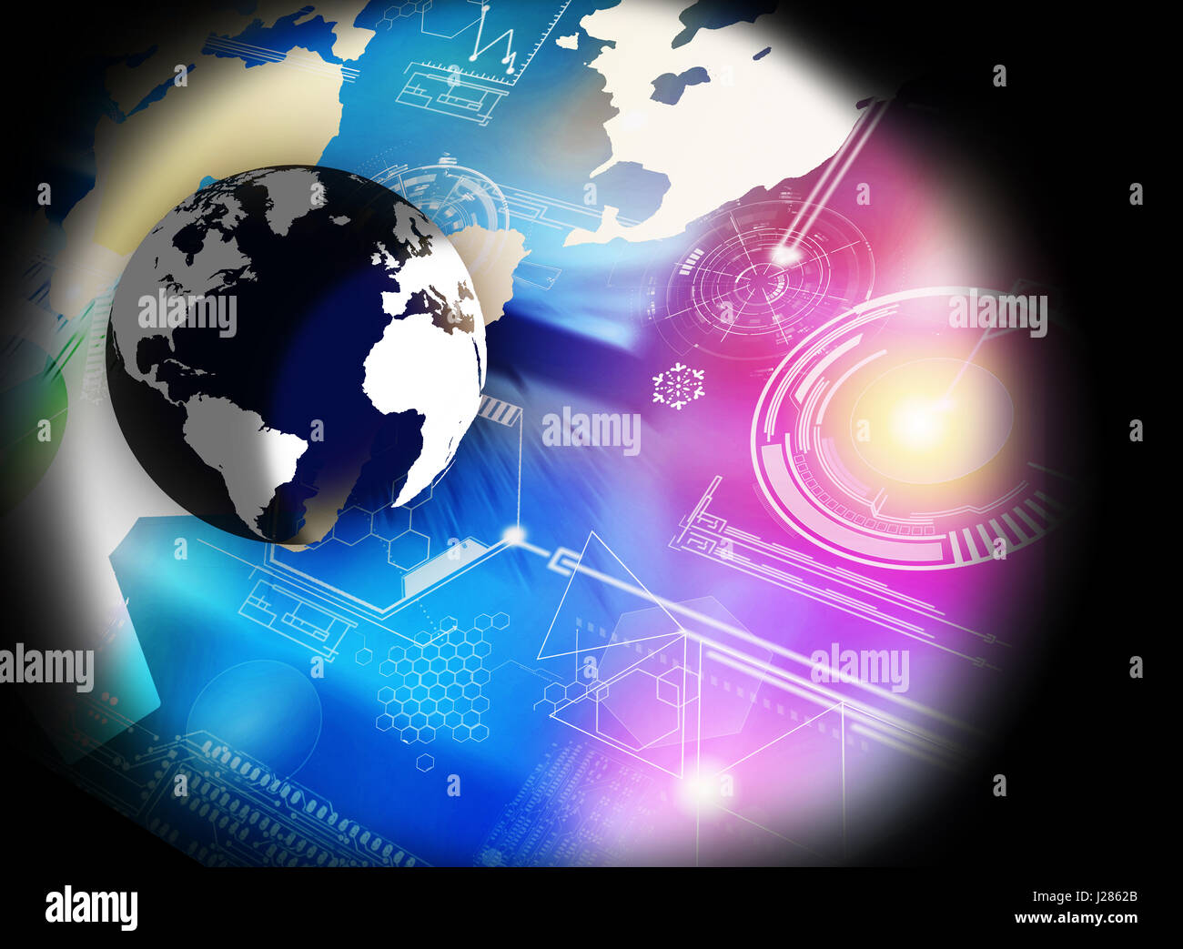 Technology of smart connection concept Stock Photo - Alamy