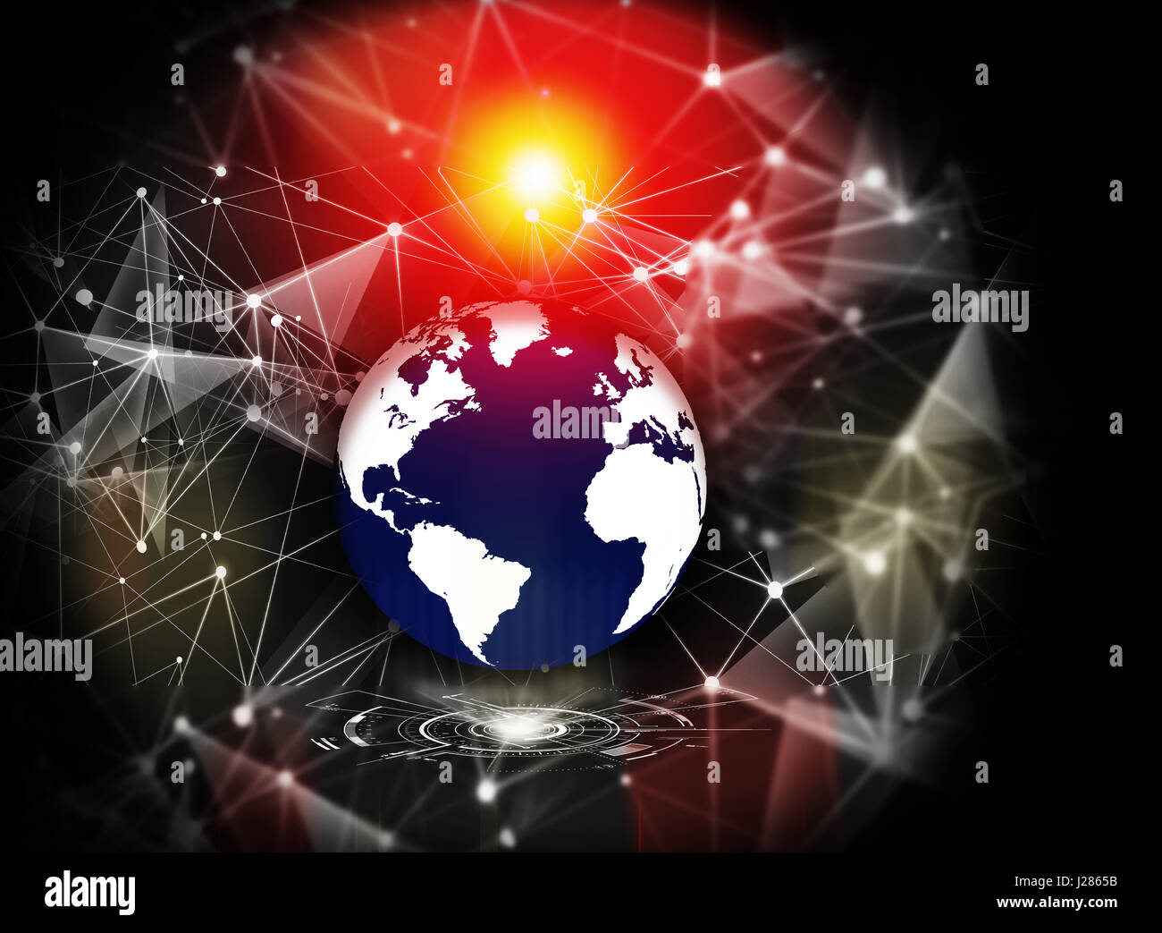 Technology of smart connection concept Stock Photo - Alamy