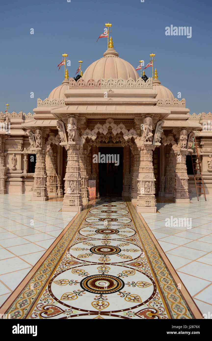 Entry view of BAPS Shri Swaminarayan Mandir Pune Maharashtra Stock ...