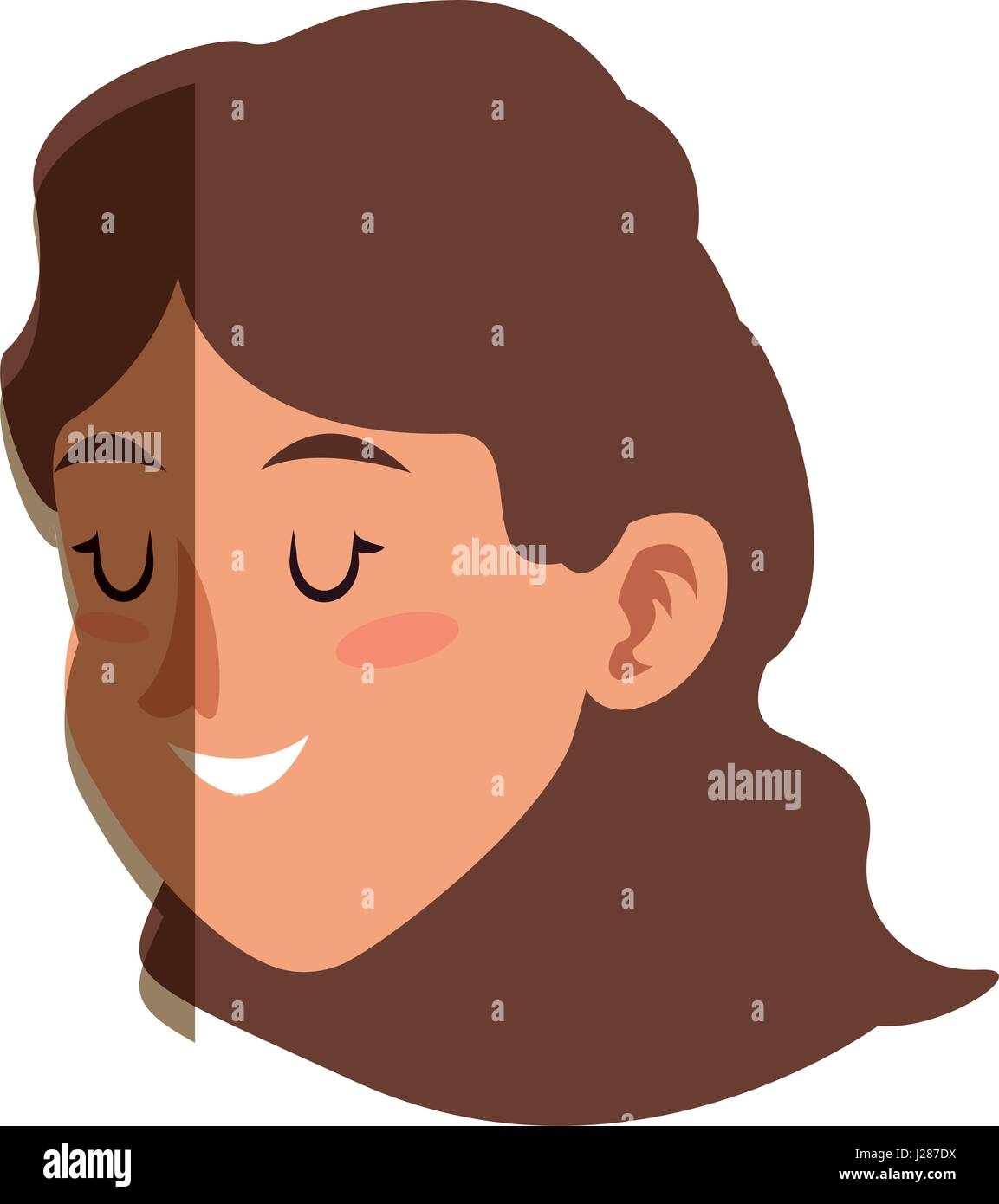 Woman eyes shadow Stock Vector Images - Alamy