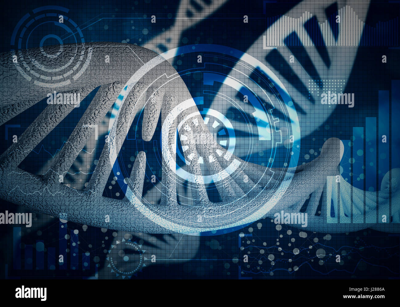 DNA molecules background Stock Photo - Alamy