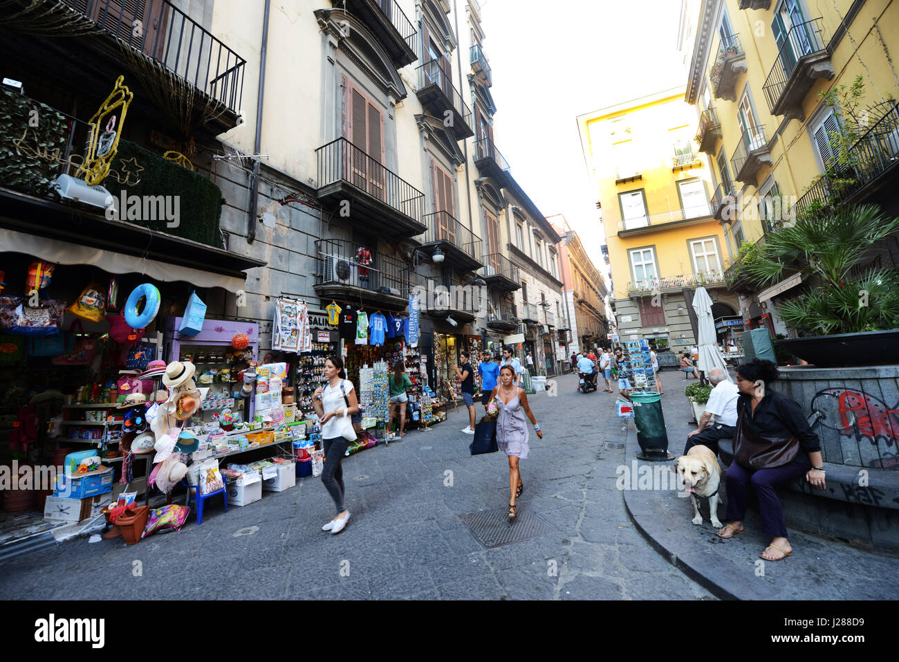 The old city of Napoli Stock Photo - Alamy