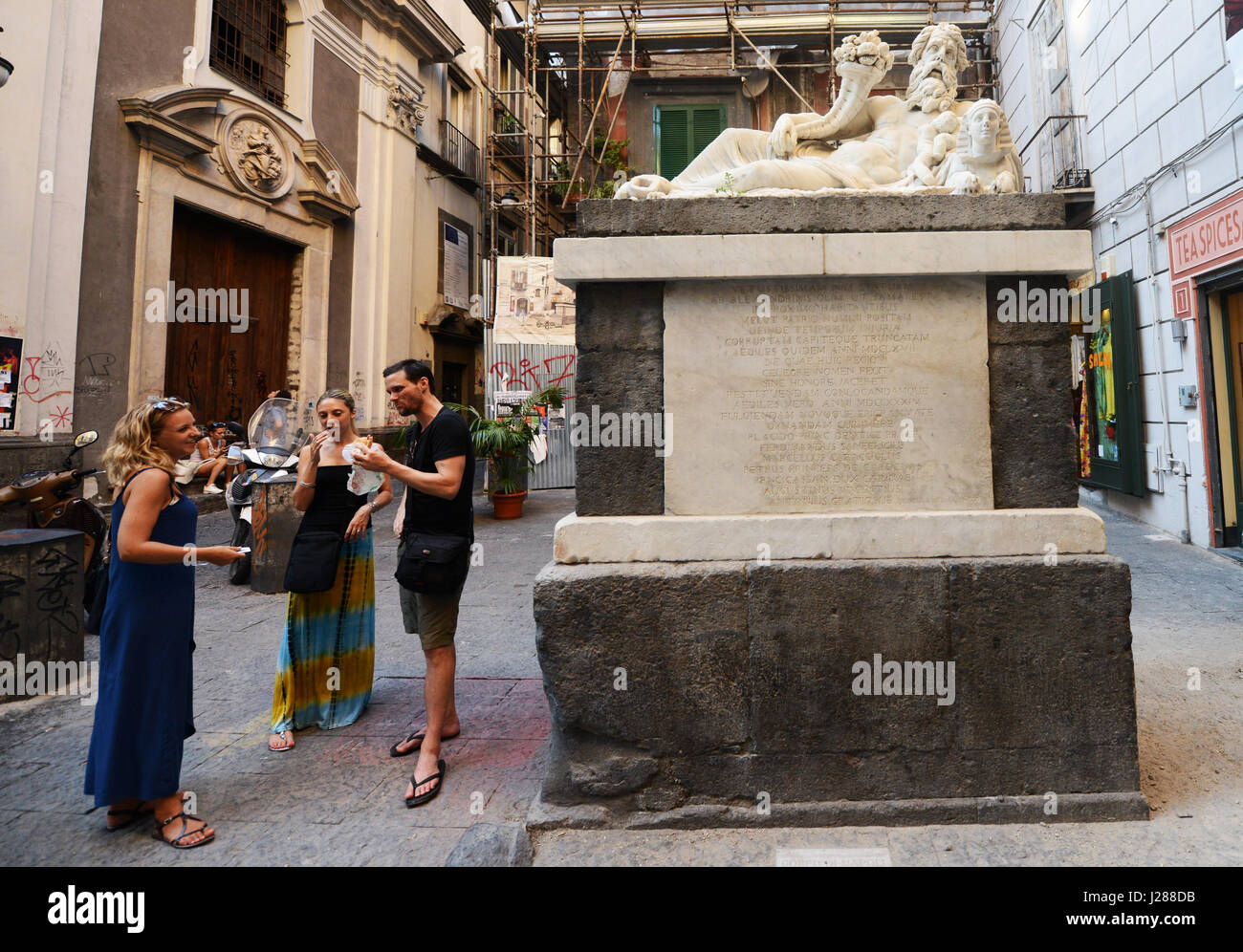 The old city of Napoli Stock Photo - Alamy