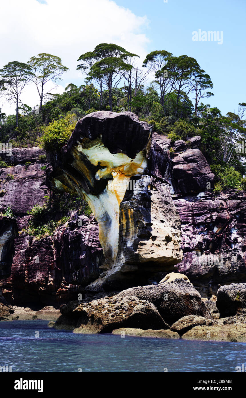 Sea Stacks along the coastline of Bako national park in Sarawak ...