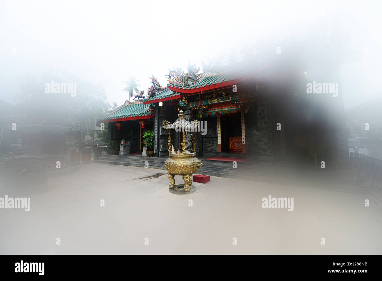 Sen Wang Kong Temple in Kuching, Sarawak, Malaysia Stock Photo - Alamy