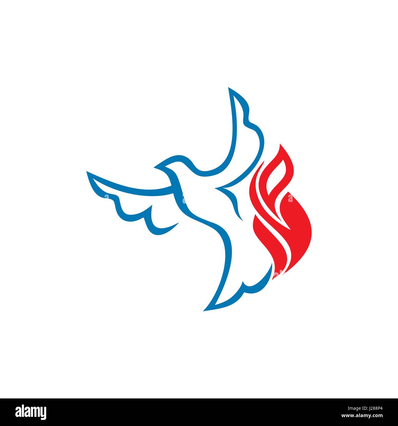 Holy spirit pigeon in Cut Out Stock Images & Pictures - Alamy