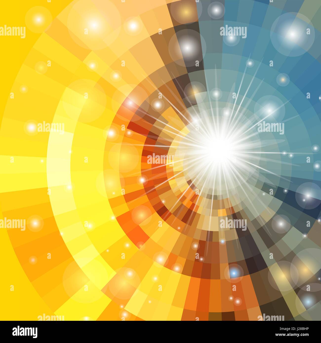 Abstract vector sunrise circle Stock Vector Image & Art - Alamy