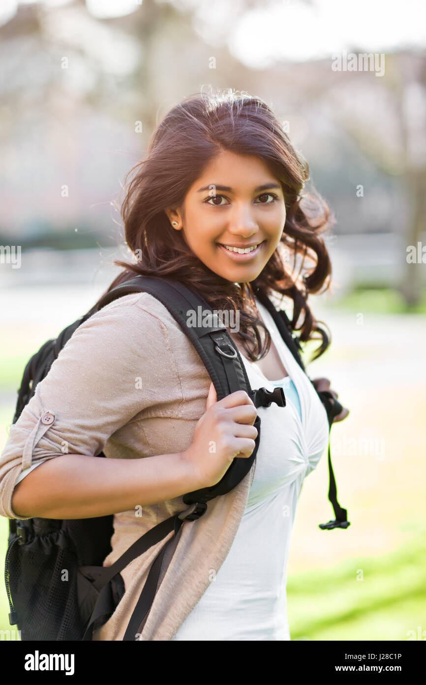A portrait of a happy asian student on campus Stock Photo - Alamy