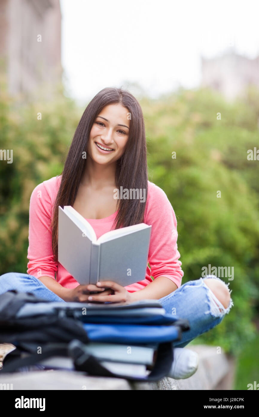 A portrait of a hispanic college student at campus Stock Photo - Alamy