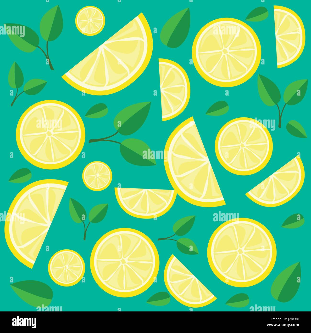 Vector lemon. Fresh lemon fruits, collection of vector illustrations ...
