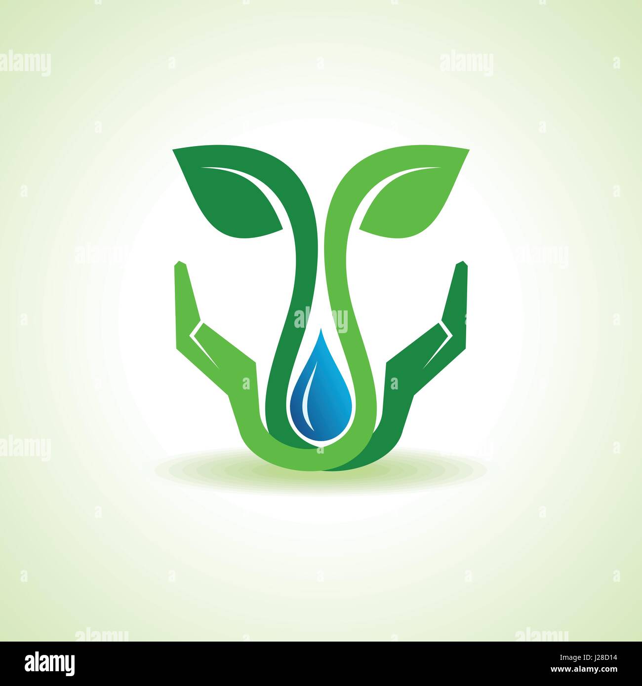 Save water and environment concept stock vector Stock Vector Image ...