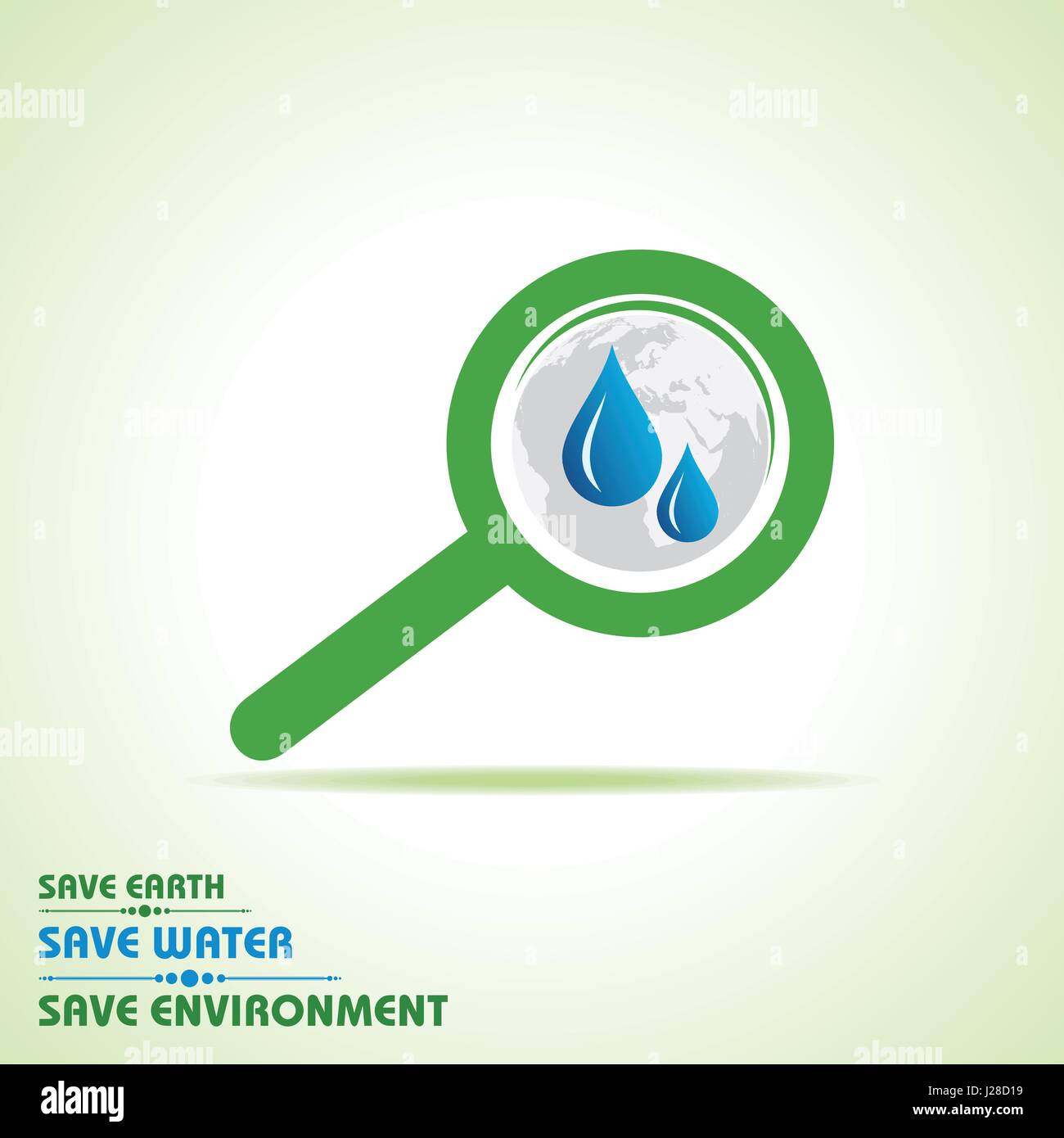 Save earth,water and environment concept stock vector Stock Vector ...