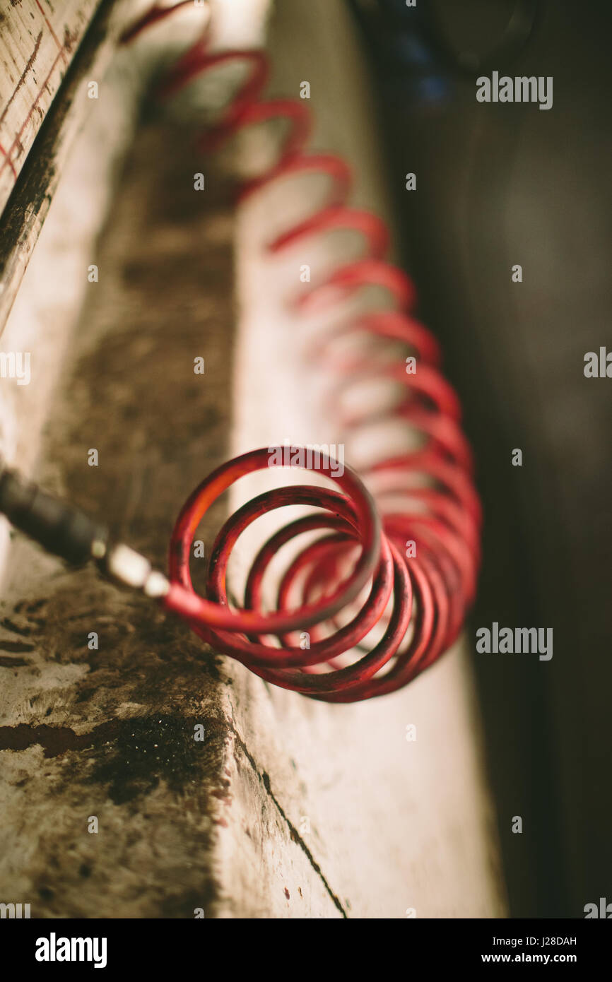 compressed air coil in a haulage companies warehouse in Northern ...
