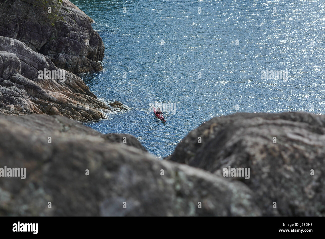 kayak at lighthouse park Stock Photo - Alamy