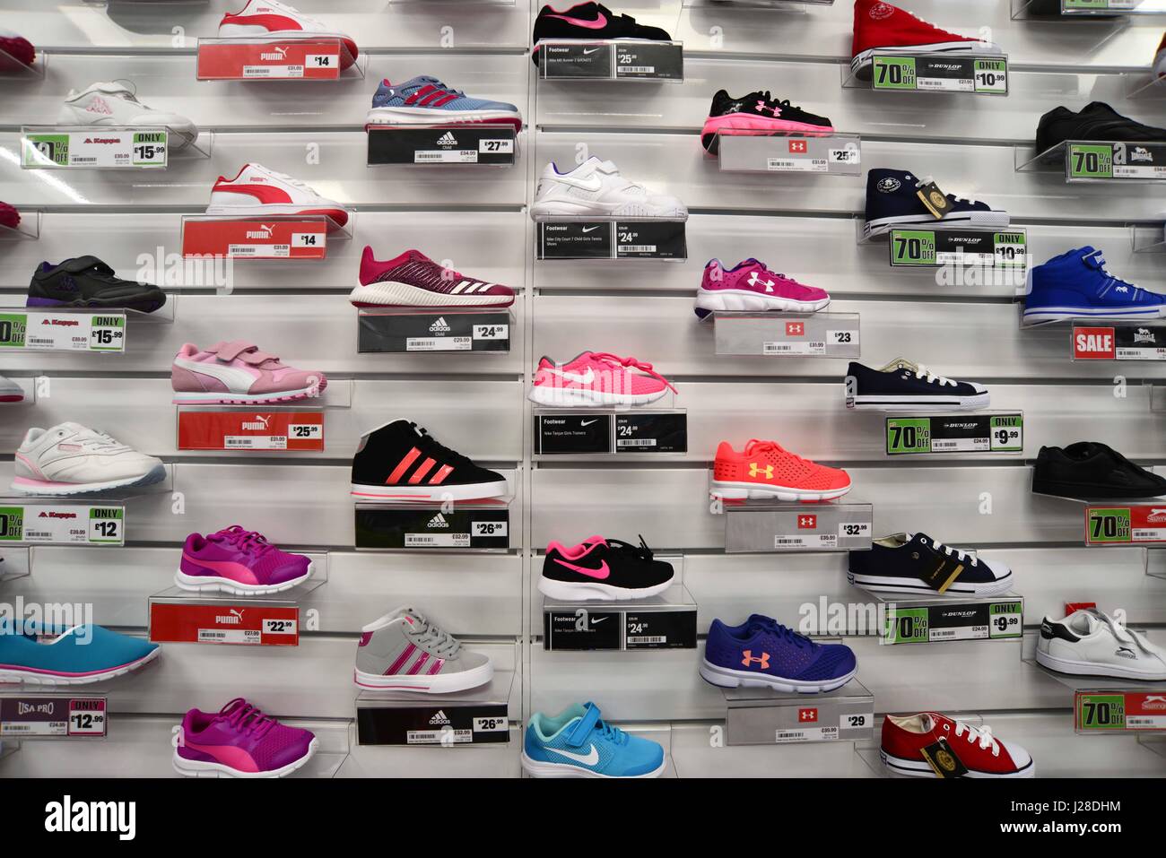 Sports direct shop interior hi-res stock photography and images - Alamy