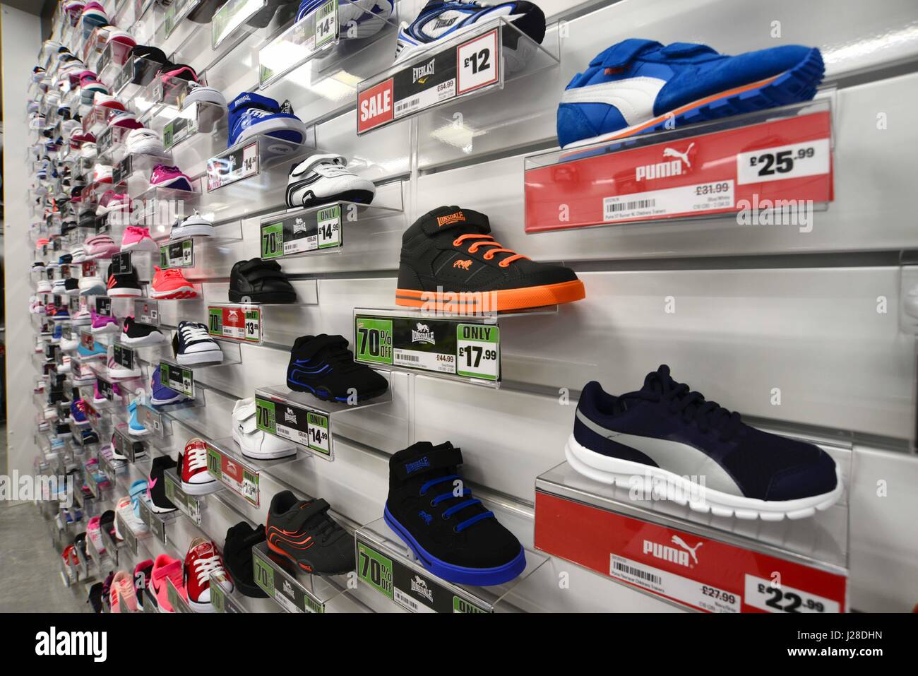 Sports direct shop interior hi-res stock photography and images - Alamy