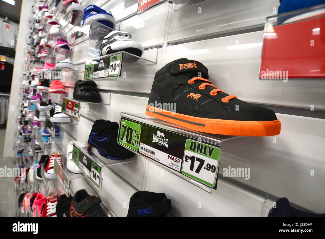 Sports direct store interior hi-res stock photography and images - Alamy