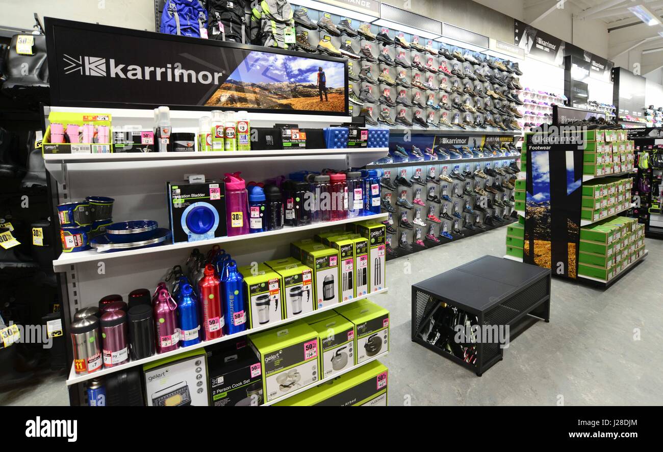 Sports direct shop interior hi-res stock photography and images - Alamy