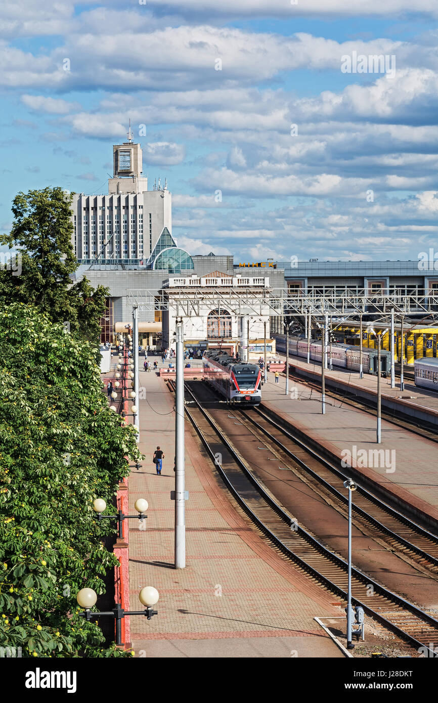 Belarus train station hi-res stock photography and images - Alamy