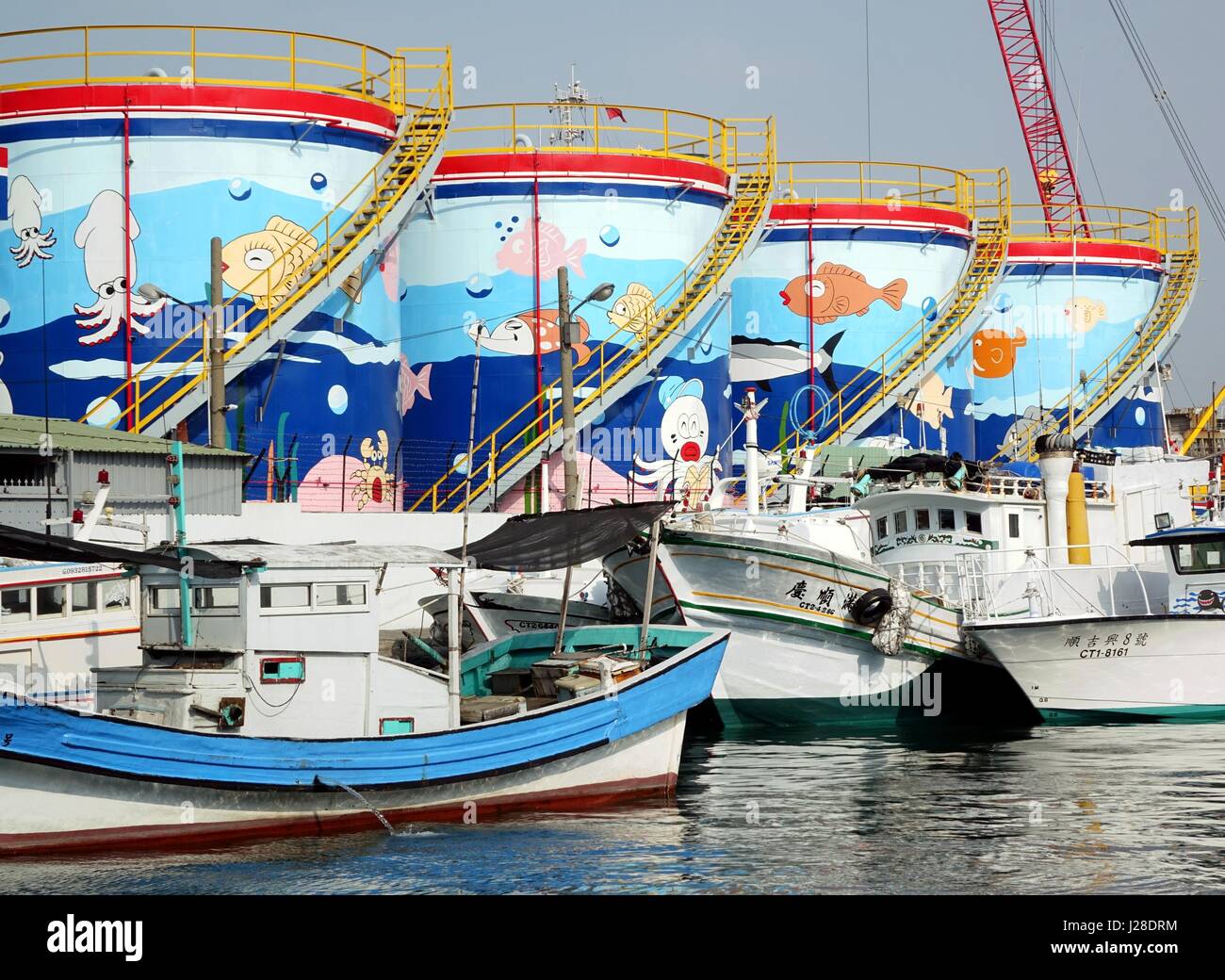 Cylindrical water tanks hi-res stock photography and images - Alamy