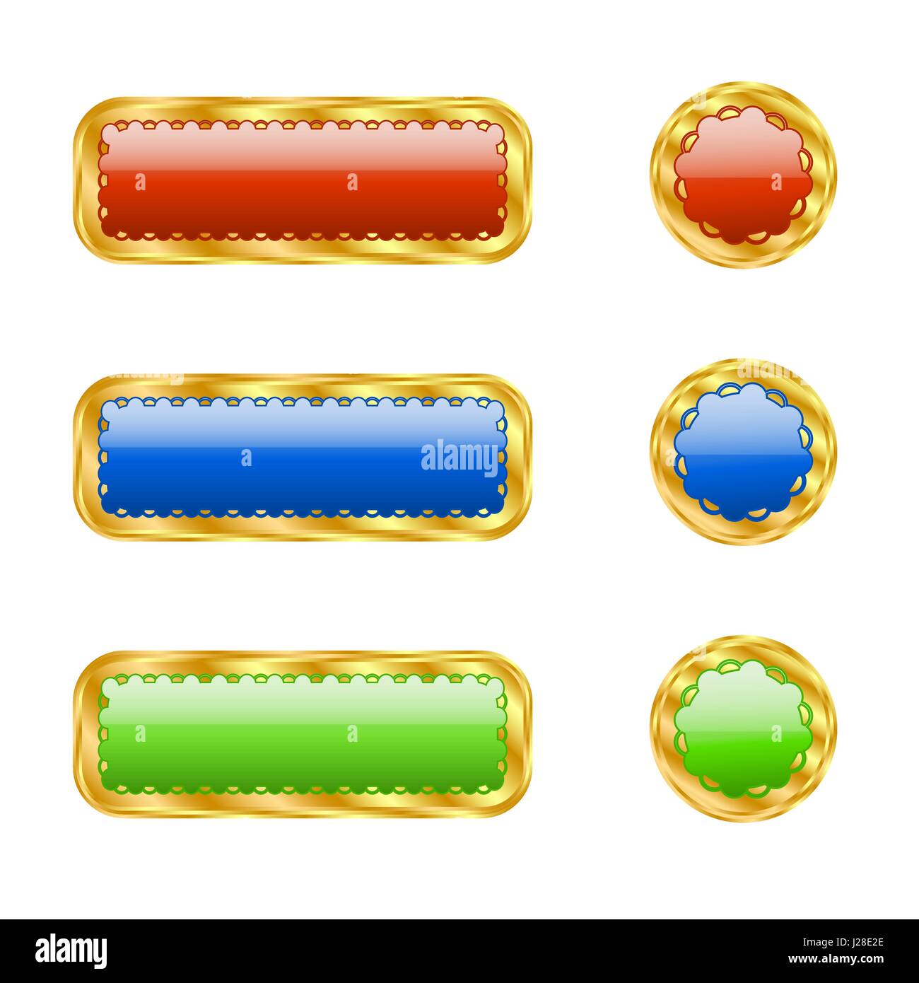 Blank rectangular shapes business Stock Vector Images - Alamy