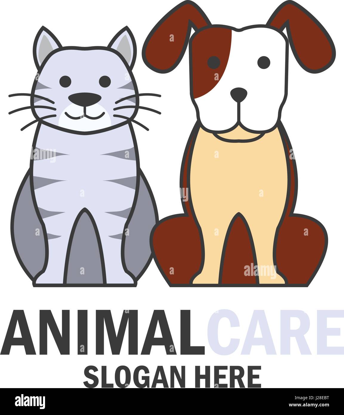 pets shop, pets care, pets lover logo with text space for your slogan ...