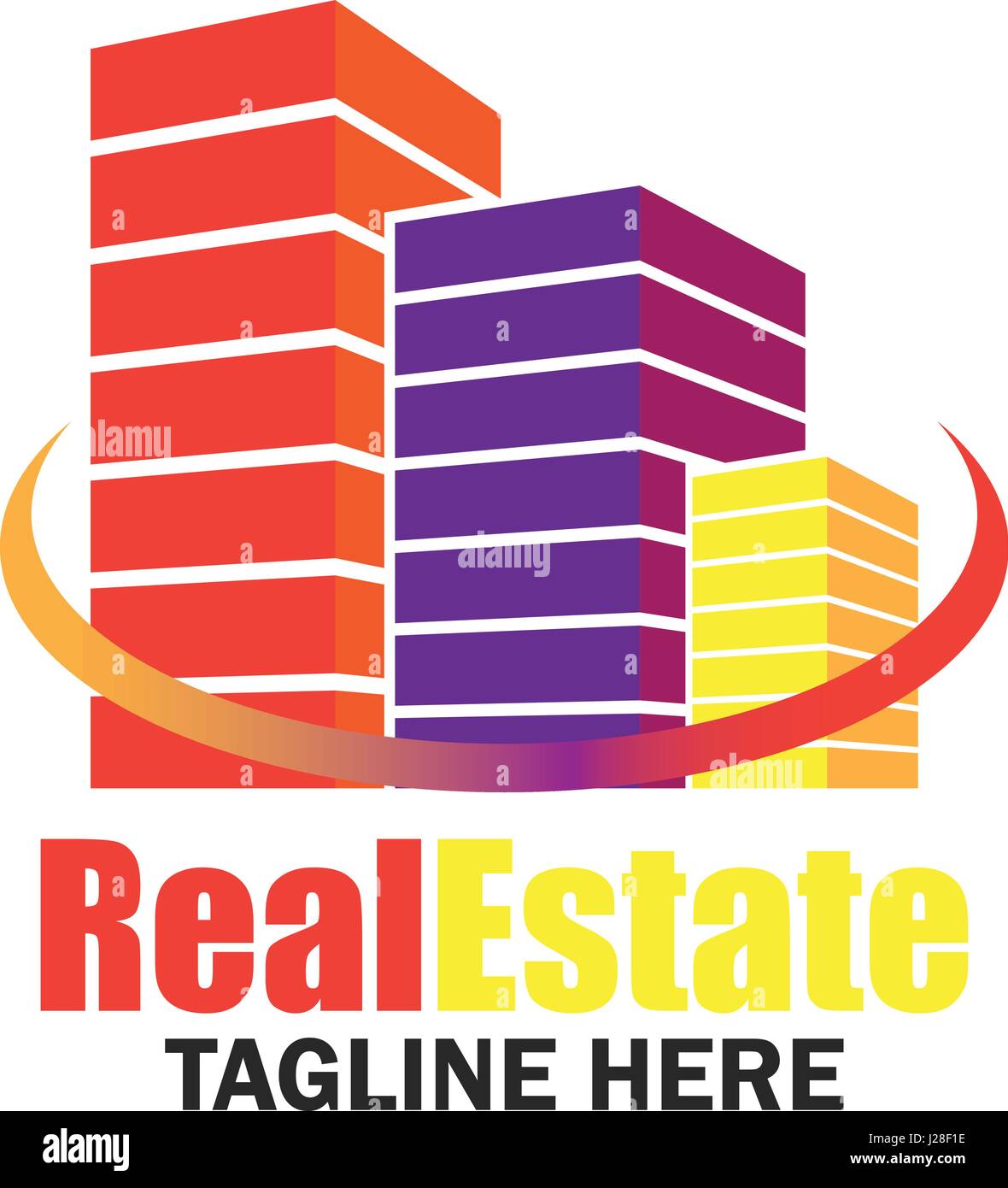 real estate logo with text space for your slogan / tagline, vector ...