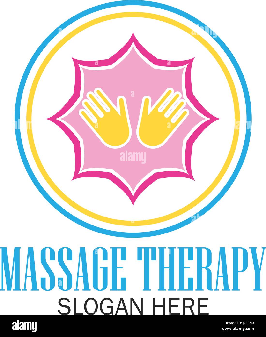 Massage therapy logo hi-res stock photography and images - Alamy