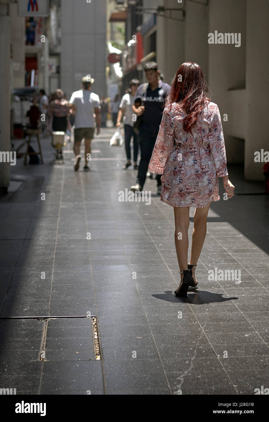 Bangkok walking street hi-res stock photography and images - Alamy