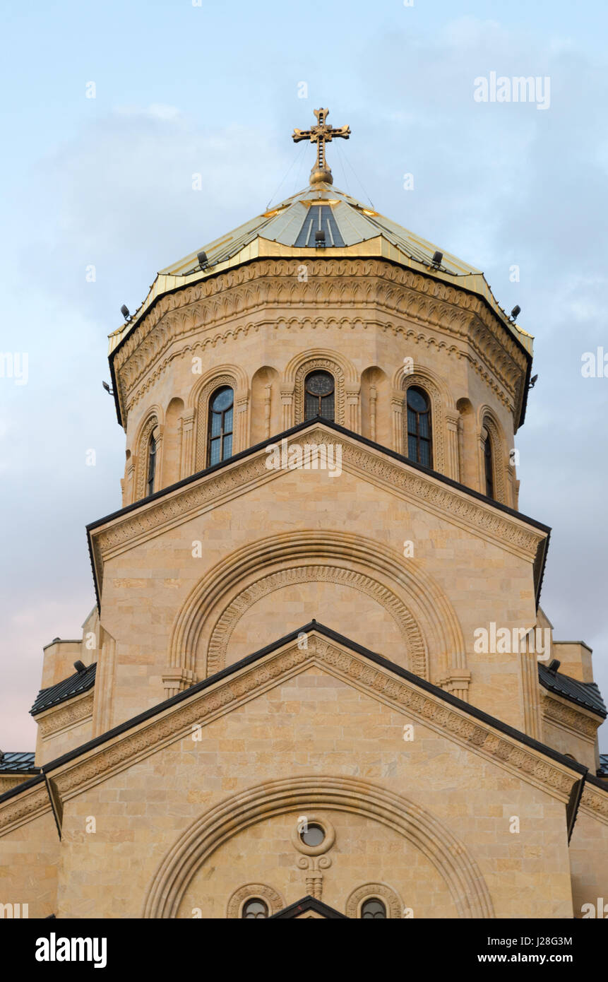 Georgia, Tbilisi, Sameba Cathedral, Front Stock Photo - Alamy