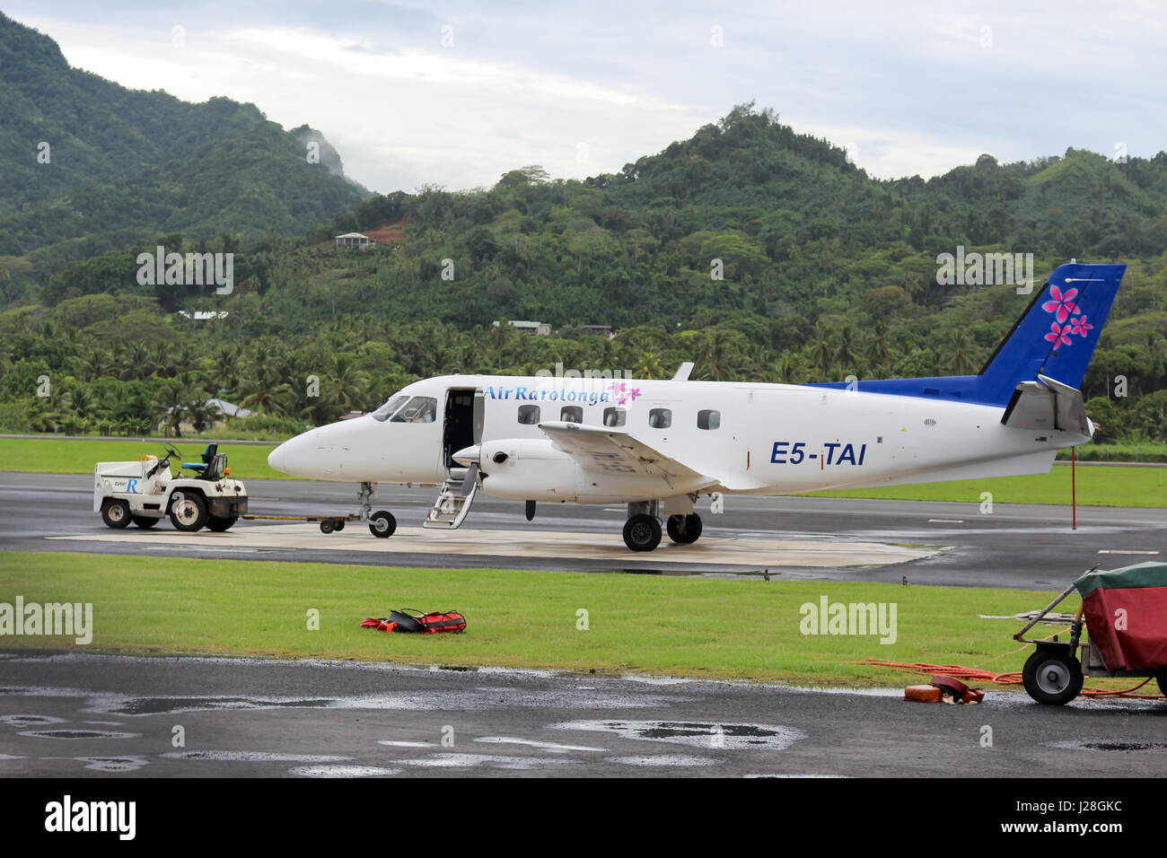 Cook Islands, Rarotonga, Airport Stock Photo - Alamy