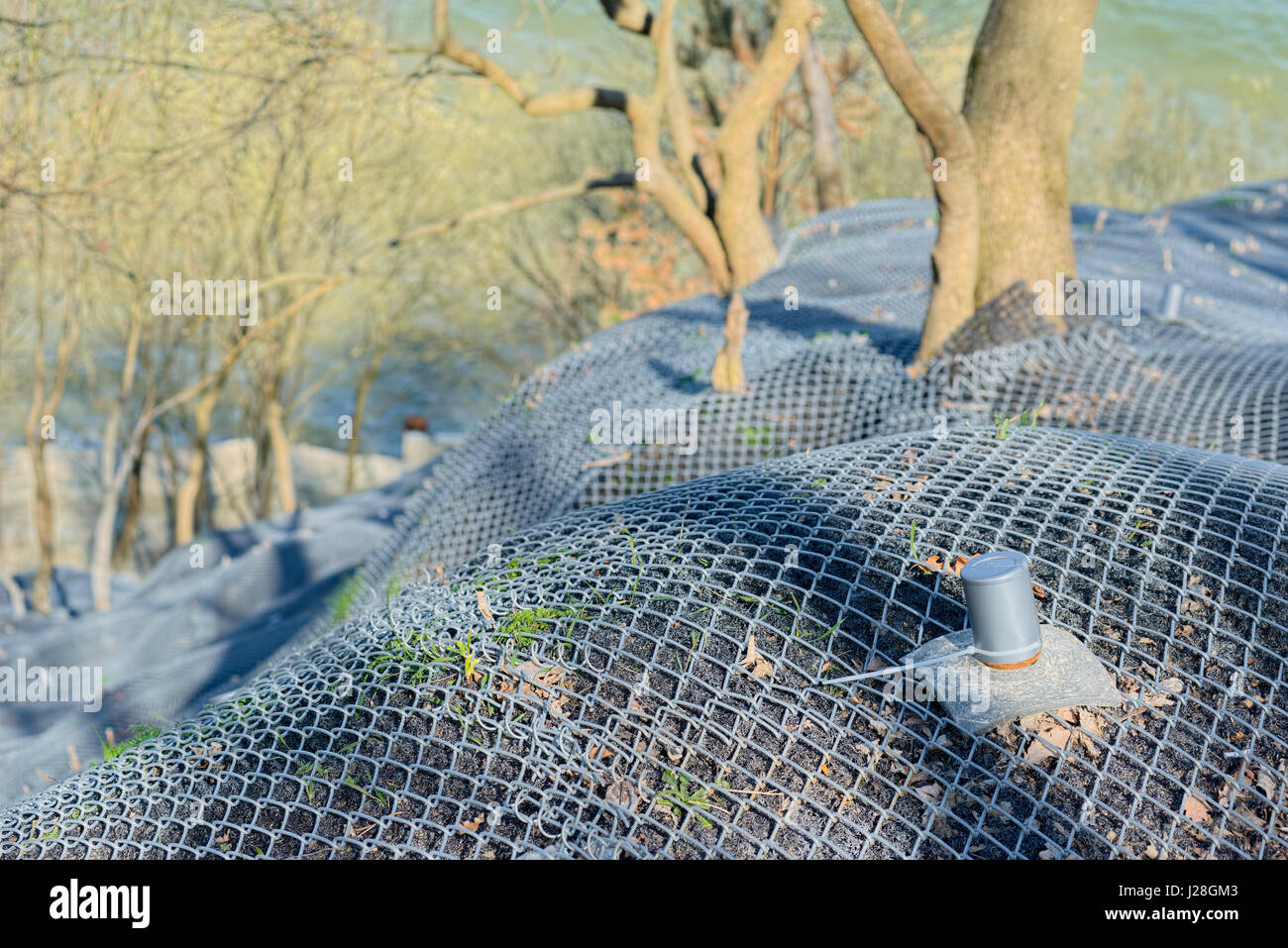 Slope reinforcement hi-res stock photography and images - Alamy