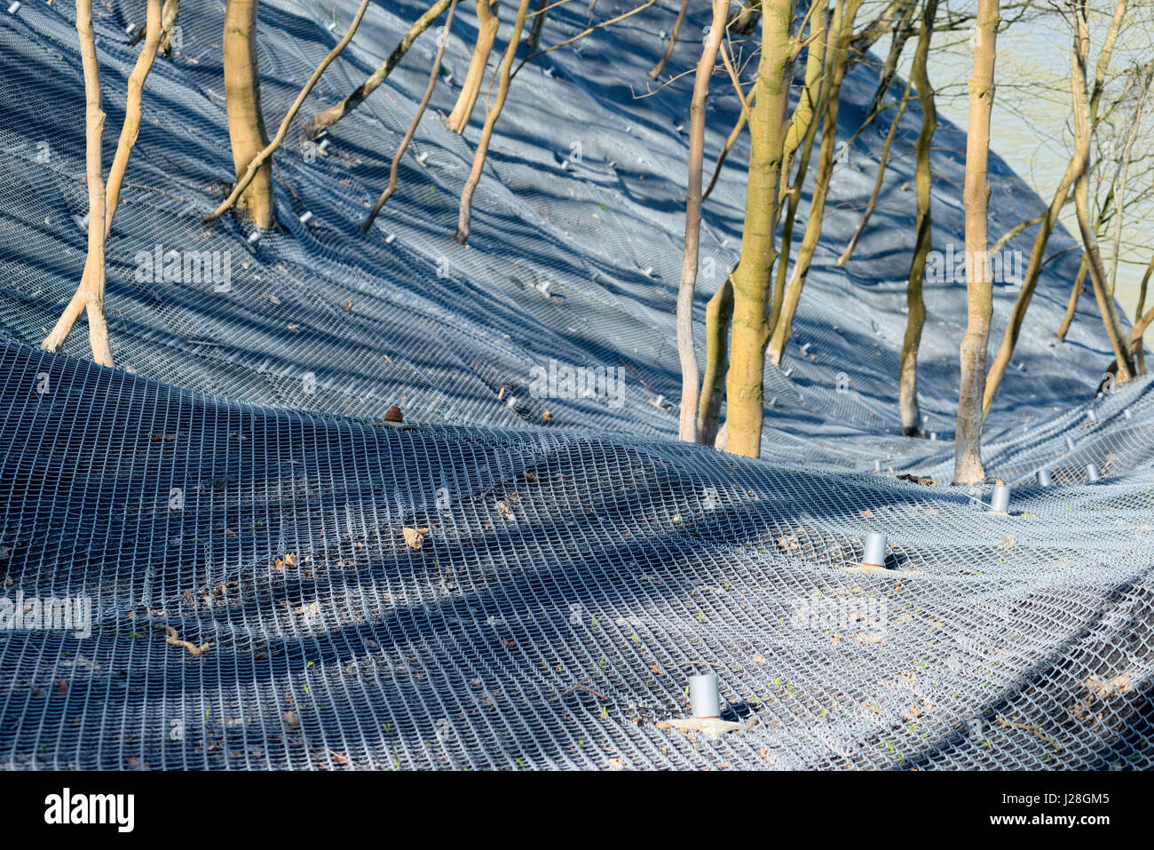 Slope reinforcement hi-res stock photography and images - Alamy