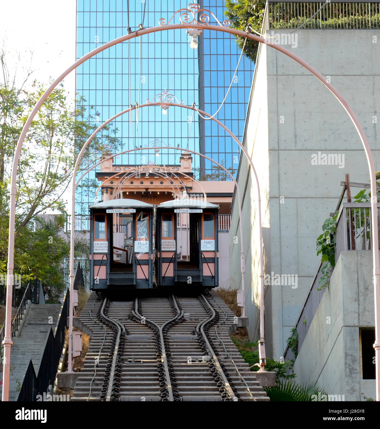 Angels Flight Funicular, LA, USA Stock Photo - Alamy