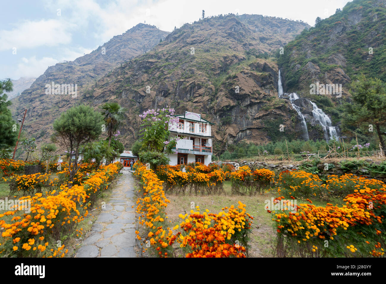 Nepal, Western Region, Dharapani, On the Annapurna Circuit - Day 2 ...