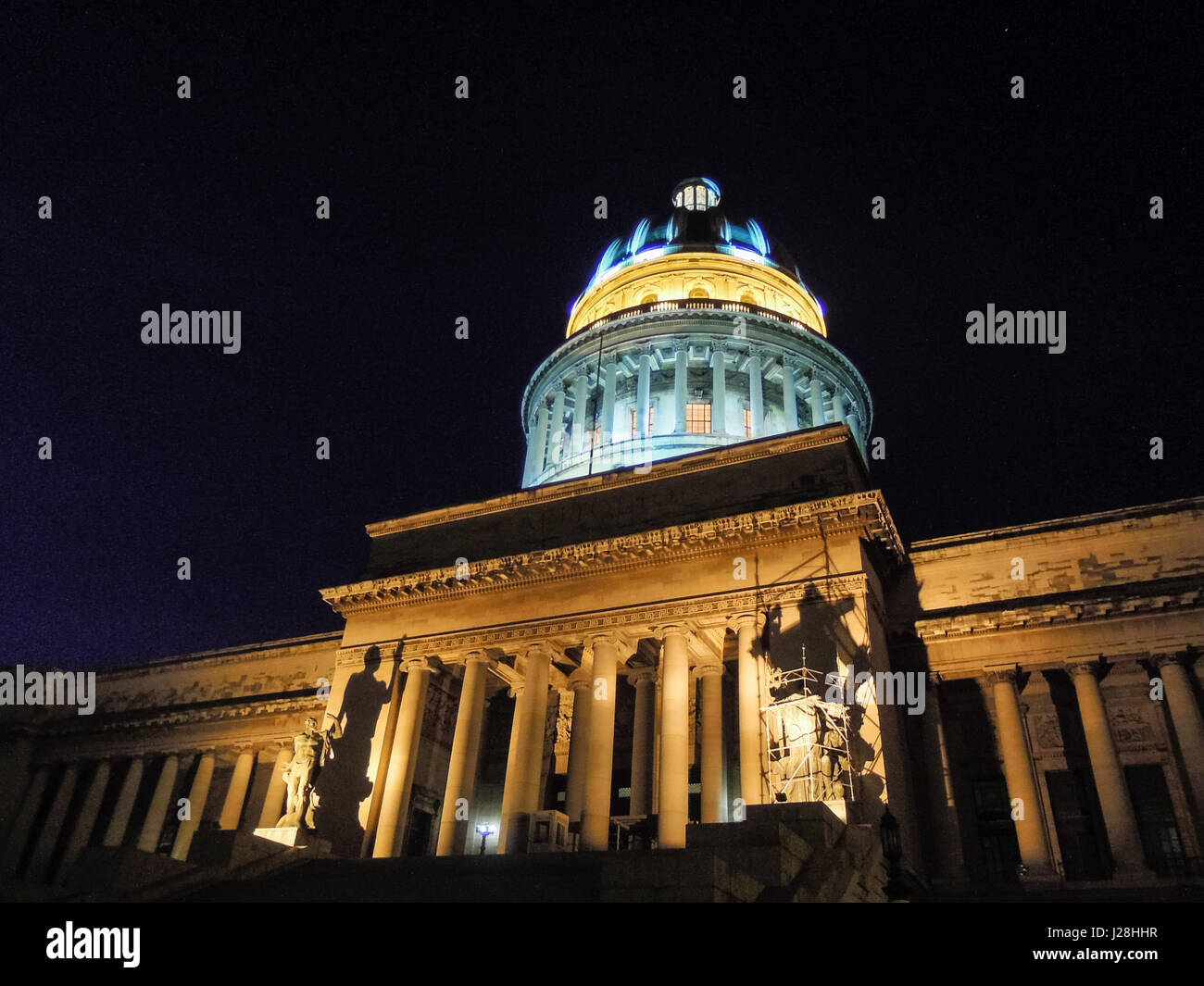 Cuba, Havana, Capitolio at night Stock Photo - Alamy