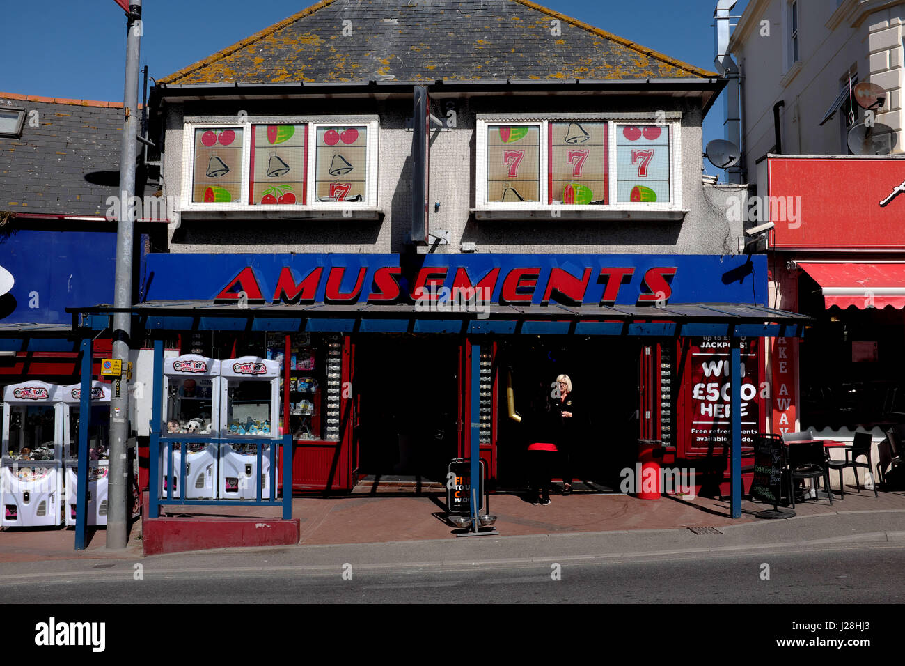 Amusement arcade cornwall hi-res stock photography and images - Alamy
