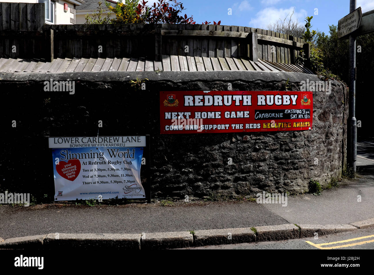 Rugby club sign hi-res stock photography and images - Alamy