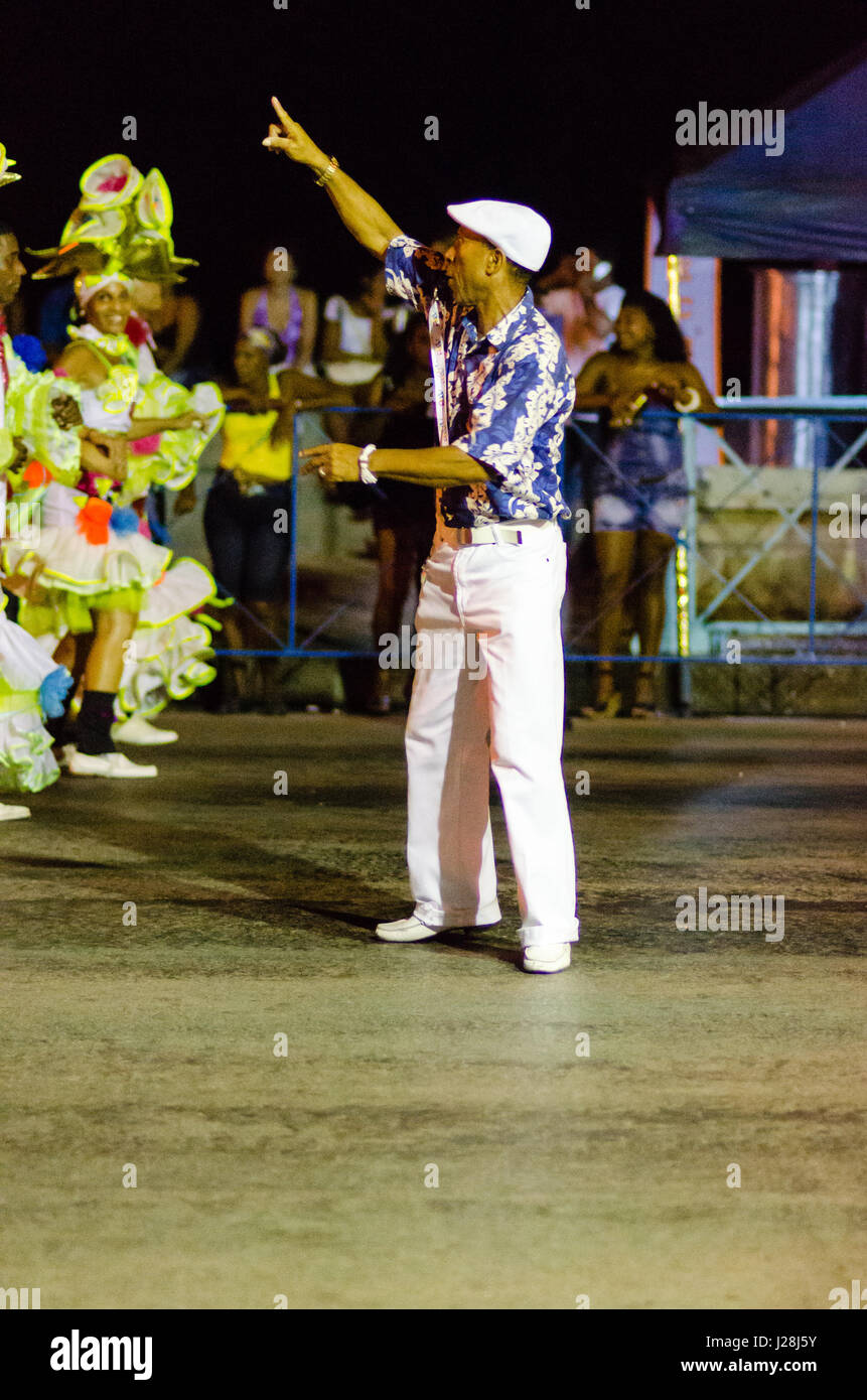 Cuba, Havana, carnival in Havana, carnival parade, In July, August is ...