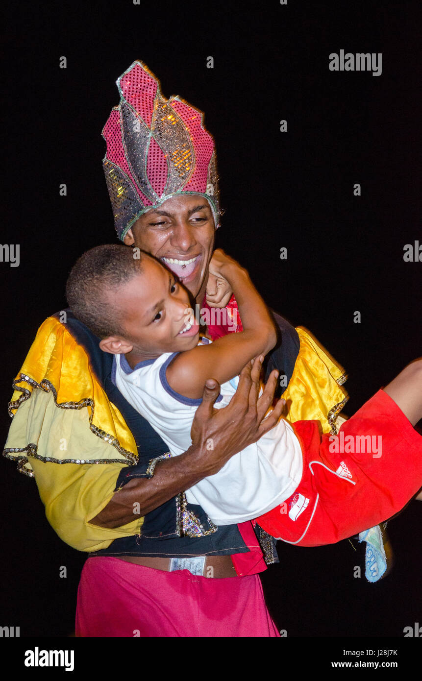 Cuba, Havana, carnival in Havana, carnival parade, In July, August is ...