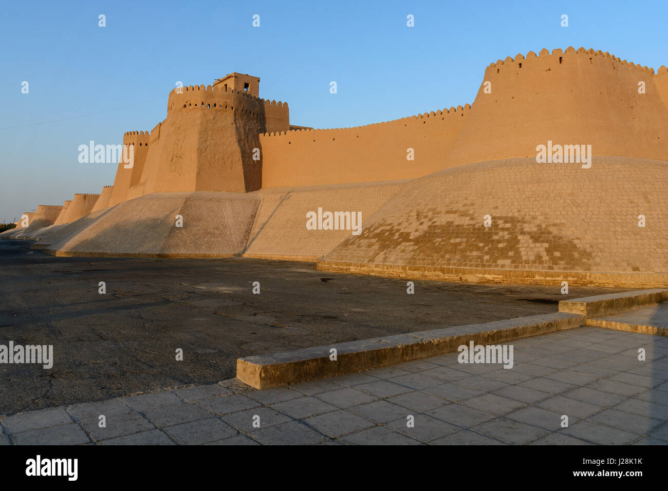 Uzbekistan, Xorazm Province, Xiva, Chiwa Fort, UNESCO World Heritage ...