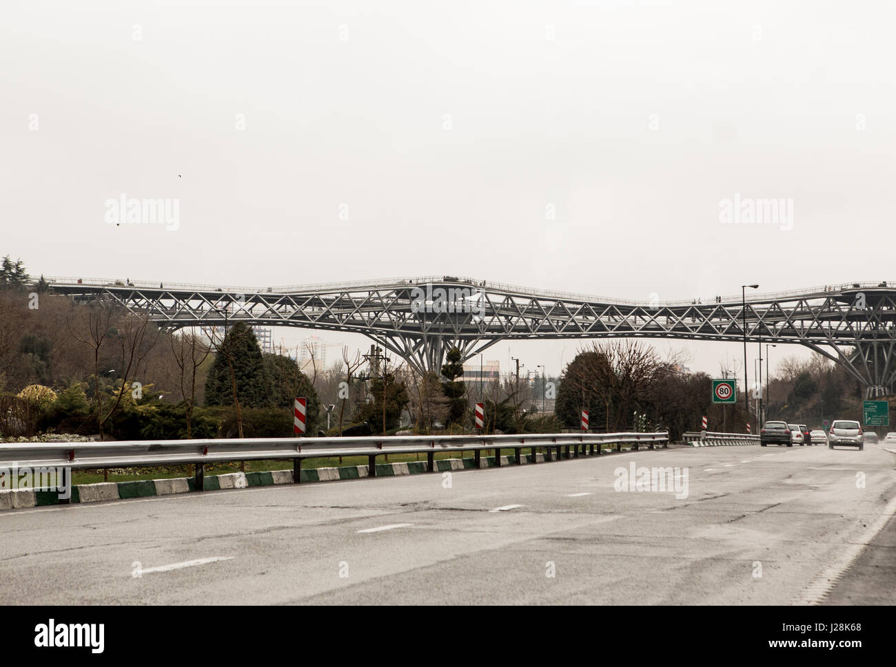 This is tabiat bridge a new bridge in tehran and one of famous places ...