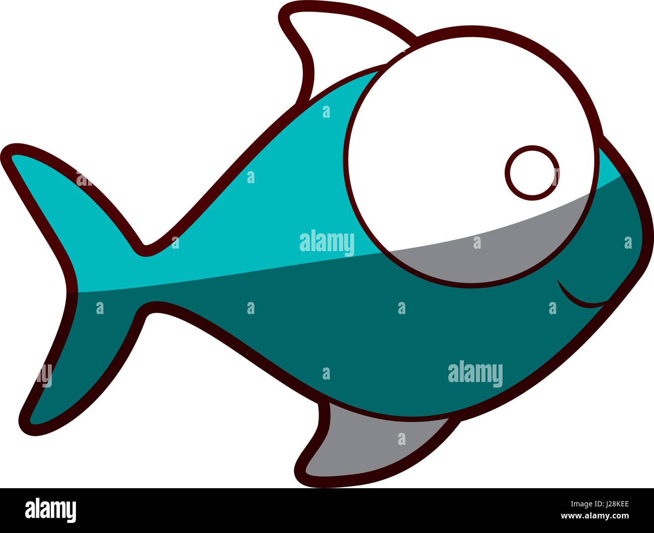 Big eye reef fish Stock Vector Images - Alamy
