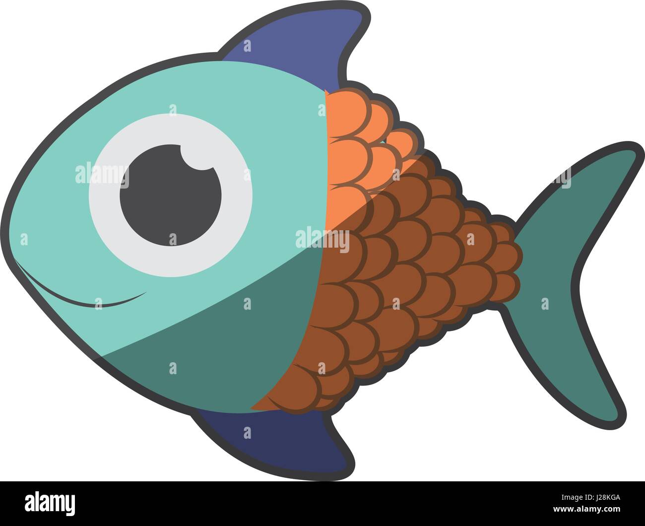 Multicolor fish Stock Vector Images - Alamy