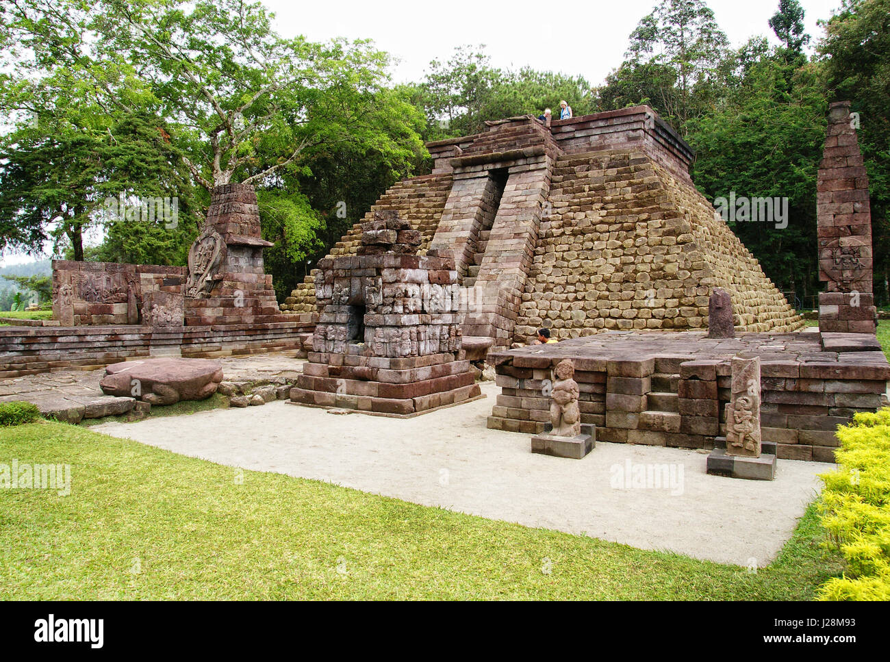 Candi Sukuh (Sukuh temple), ancient pyramid located in Central Java ...