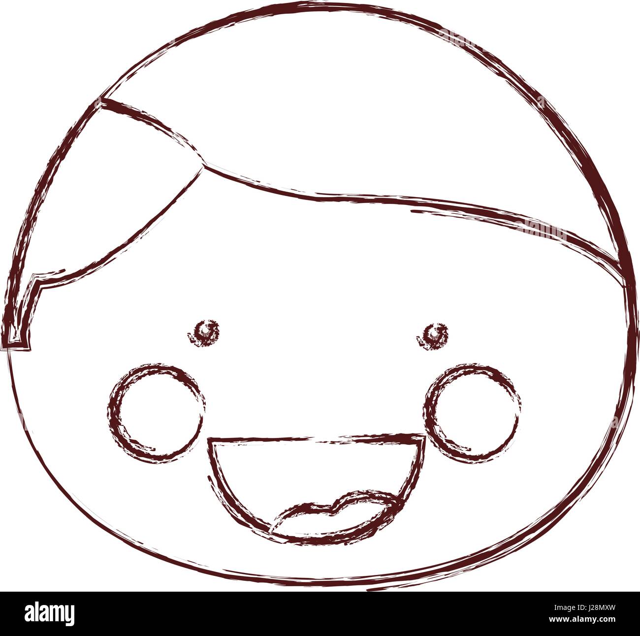 Male side view smile Stock Vector Images - Alamy