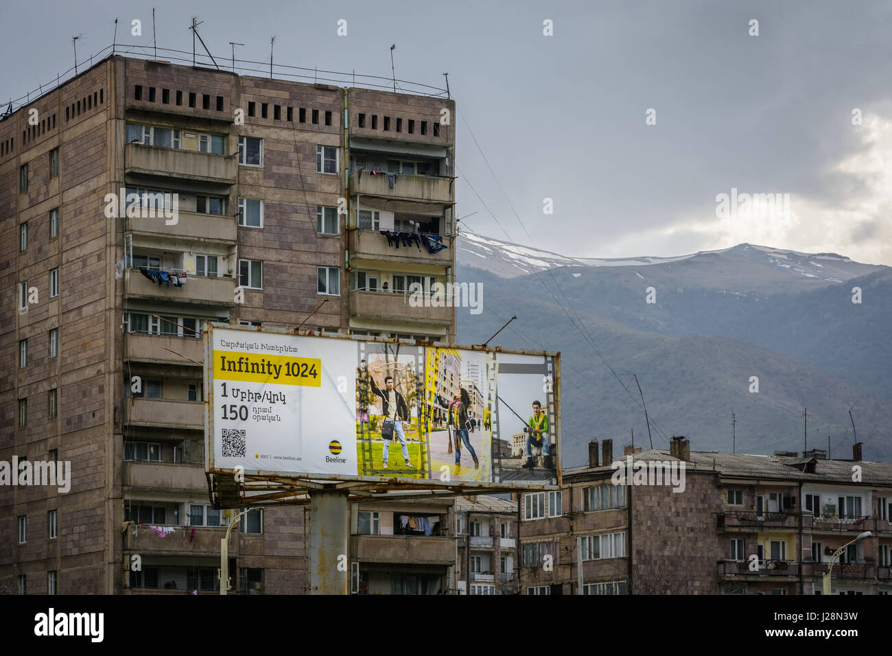 Armenia, Lori province, Alaverdi, Sanahin, The industrial city of ...
