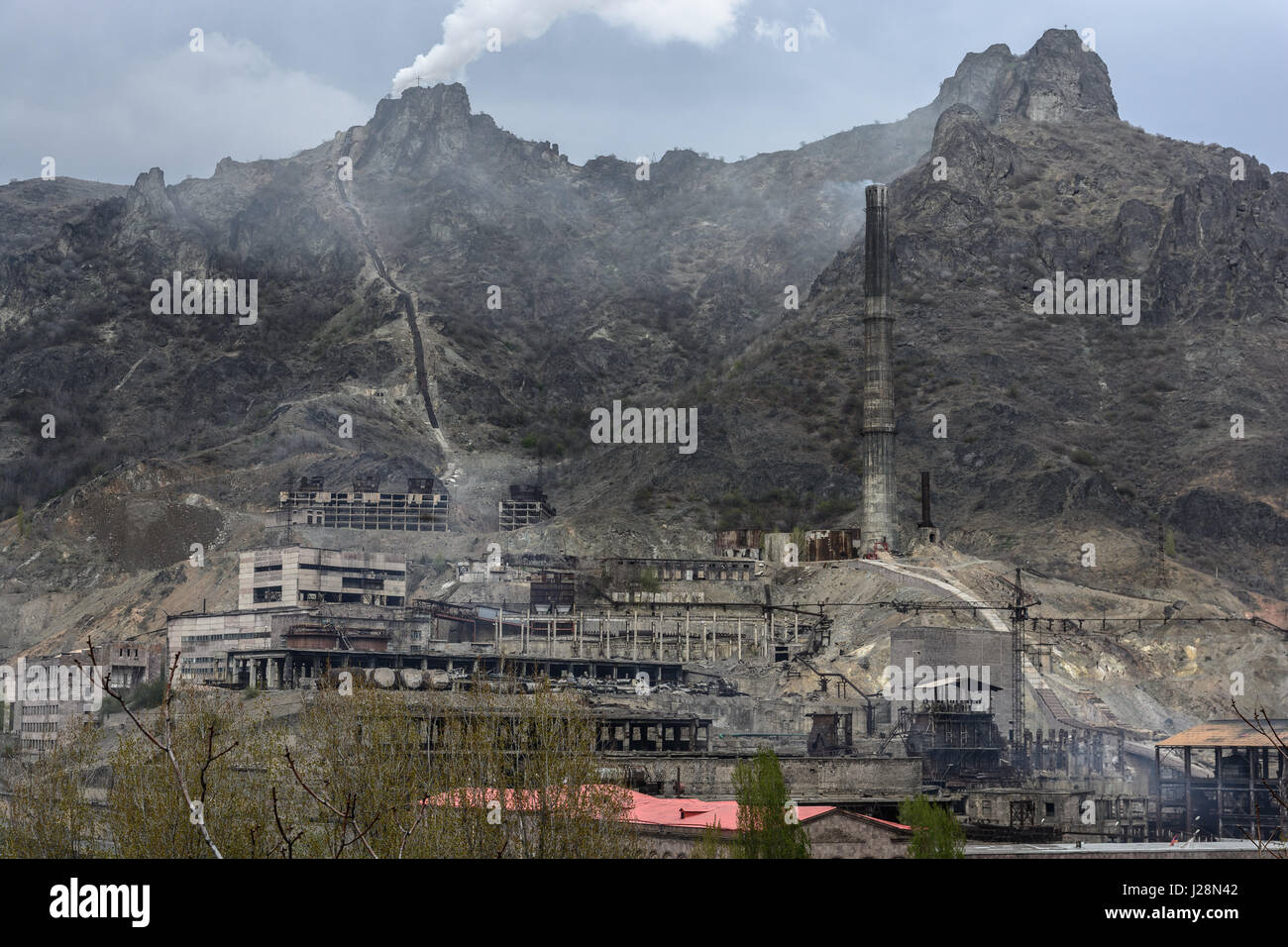 Armenia, Lori province, Alaverdi, Sanahin, The industrial city of ...